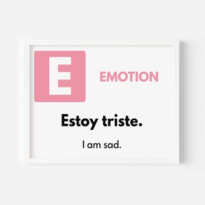 Spanish Language, SER Vs ESTAR - Set of 12 Posters, Letter Size ...