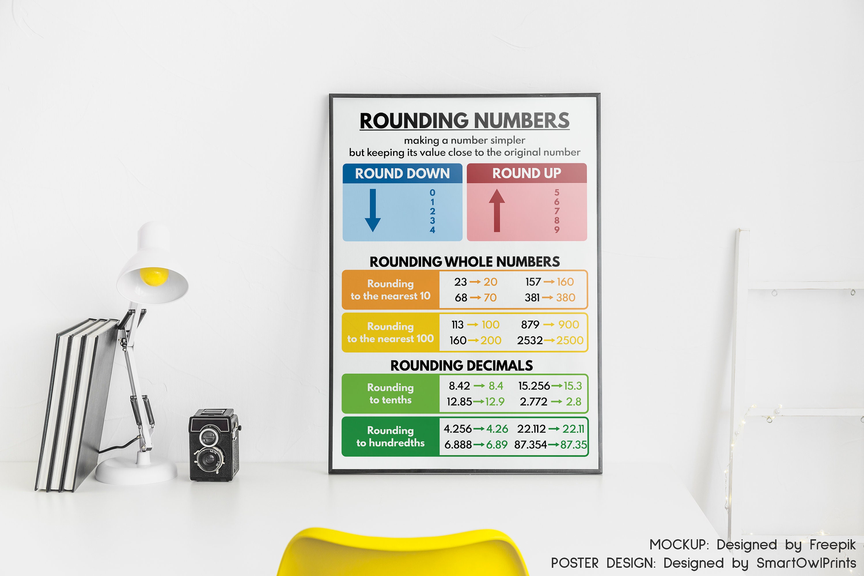 Rounding Numbers Poster