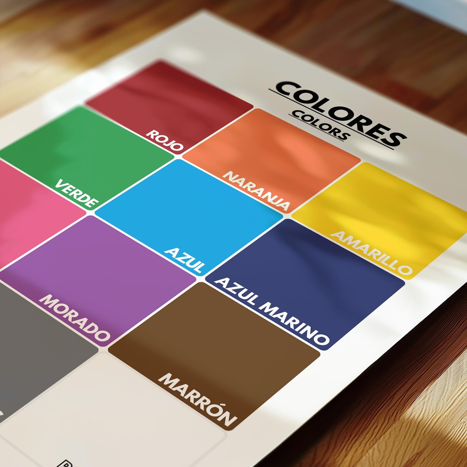 Spanish Language, COLOR NAMES for Kids, Learn Colors in Spanish ...
