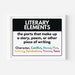 LITERARY ELEMENTS - Set of 9 Posters, English Language, English ...