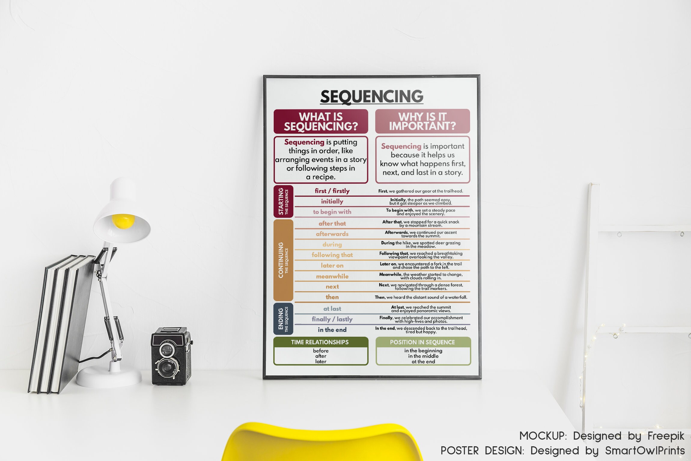 SEQUENCING POSTER, Learn How to Write a Good Story, Writing Skills ...