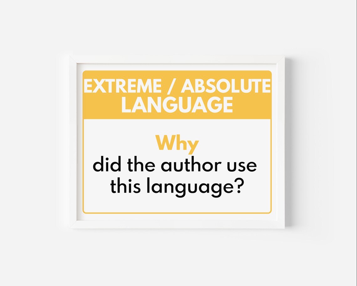 6 SIGNPOSTS NONFICTION Notice & Note Signposts, Set of 6 Posters ...