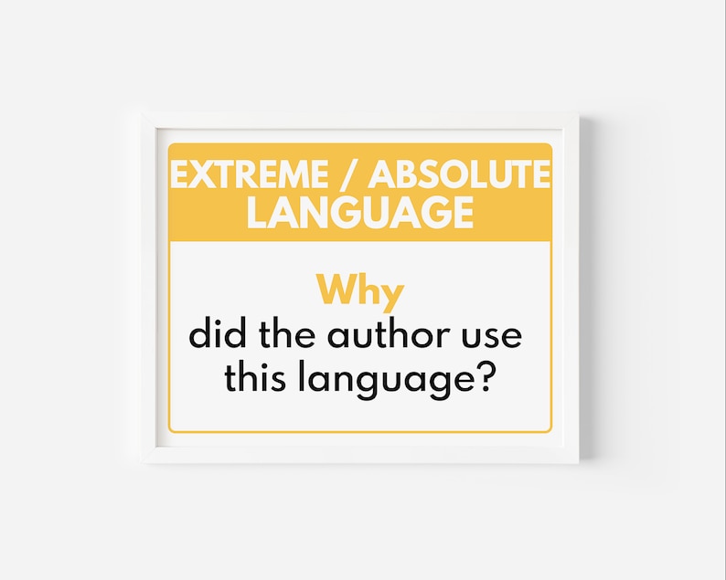 6 SIGNPOSTS - NONFICTION Notice & Note Signposts, Set of 6 Posters ...