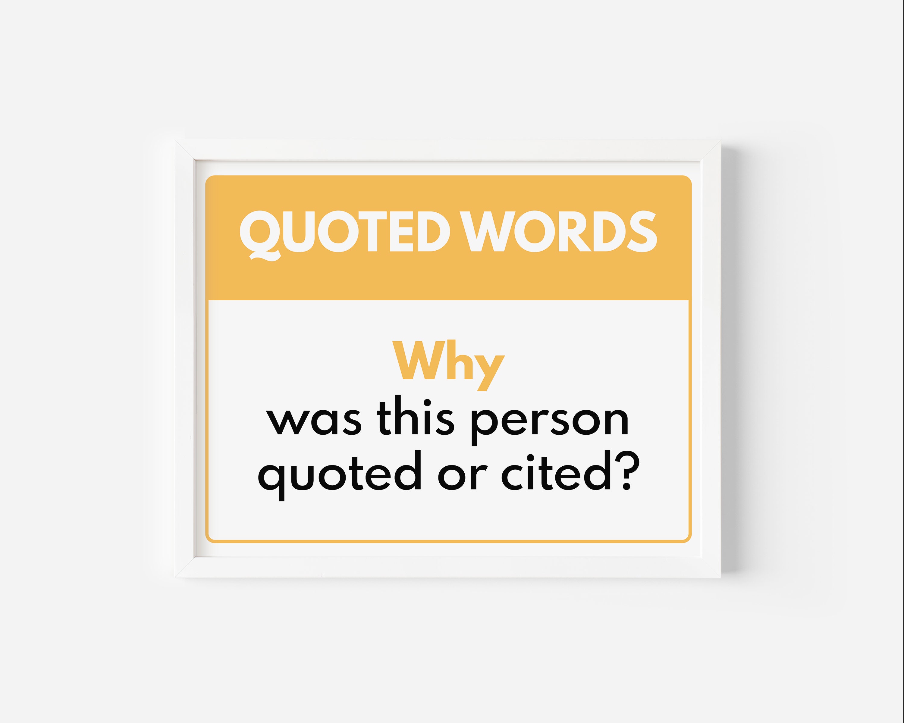 6 SIGNPOSTS POSTER, NONFICTION Notice & Note Signposts, English ...