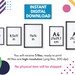 DESCRIPTIVE WORDS POSTER English Language Reference Guide - Etsy