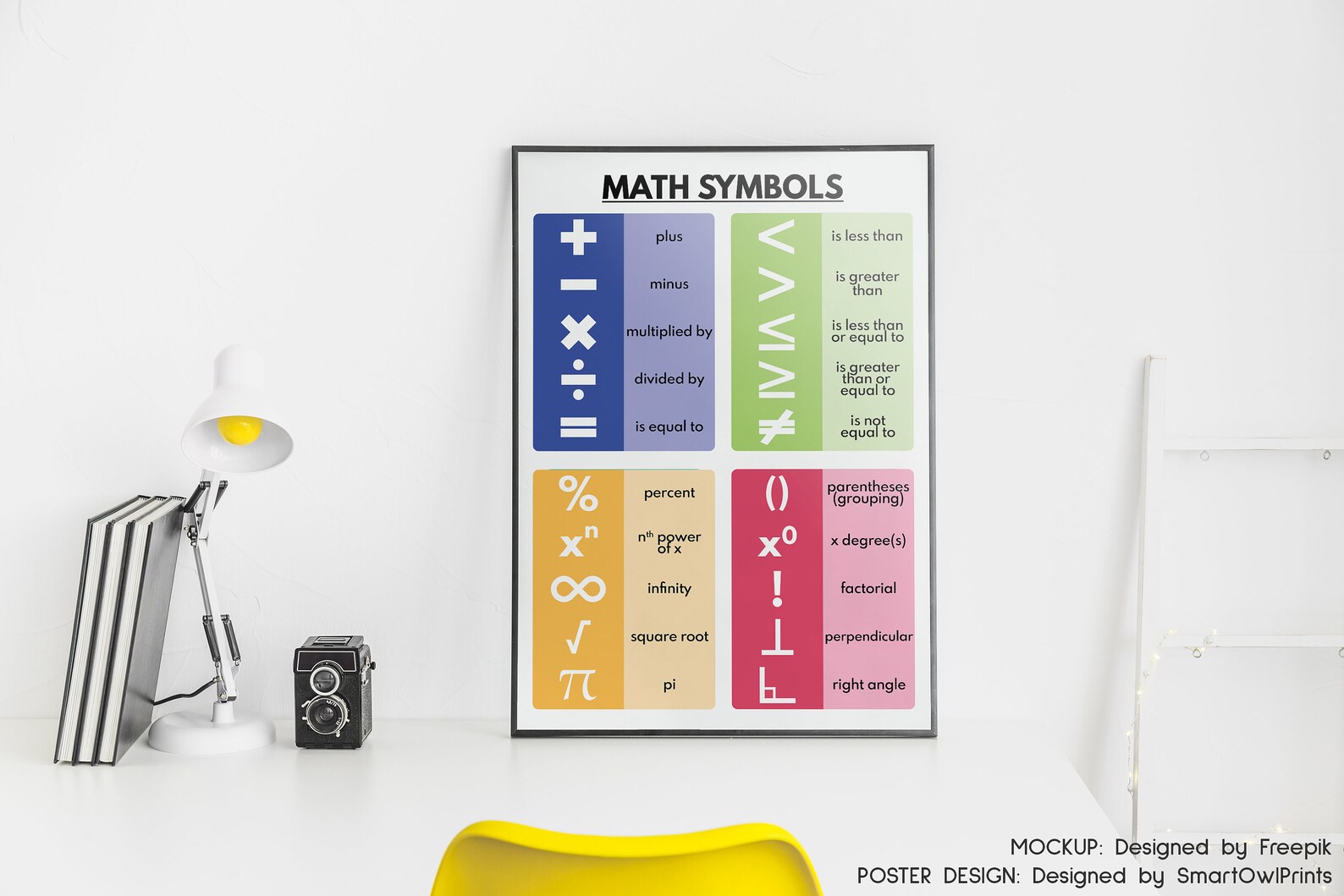 MATH SYMBOLS & VOCABULARY, Math Symbols, Math Vocabulary, Educational ...