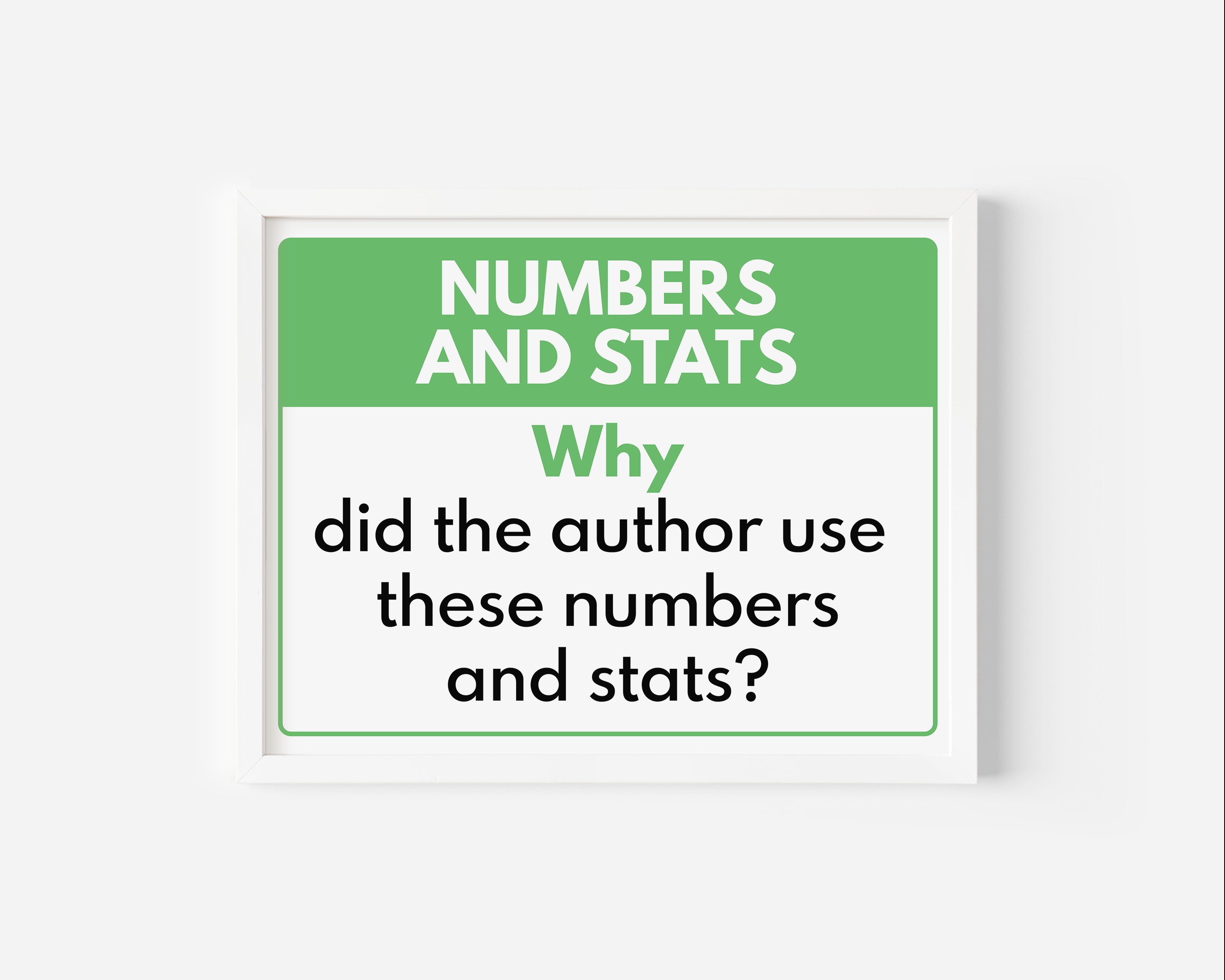 6 SIGNPOSTS POSTER, NONFICTION Notice & Note Signposts, English ...