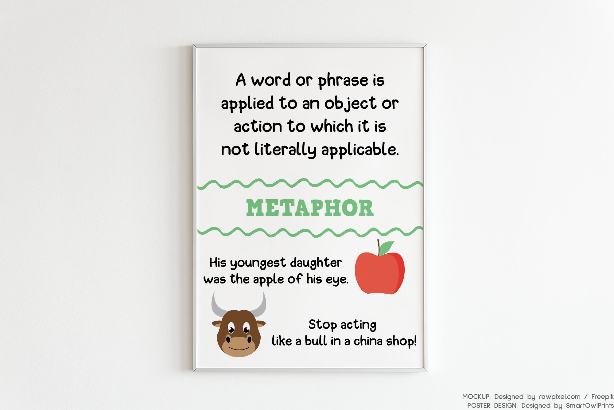 FIGURATIVE LANGUAGE Set of 8 Posters English Language - Etsy