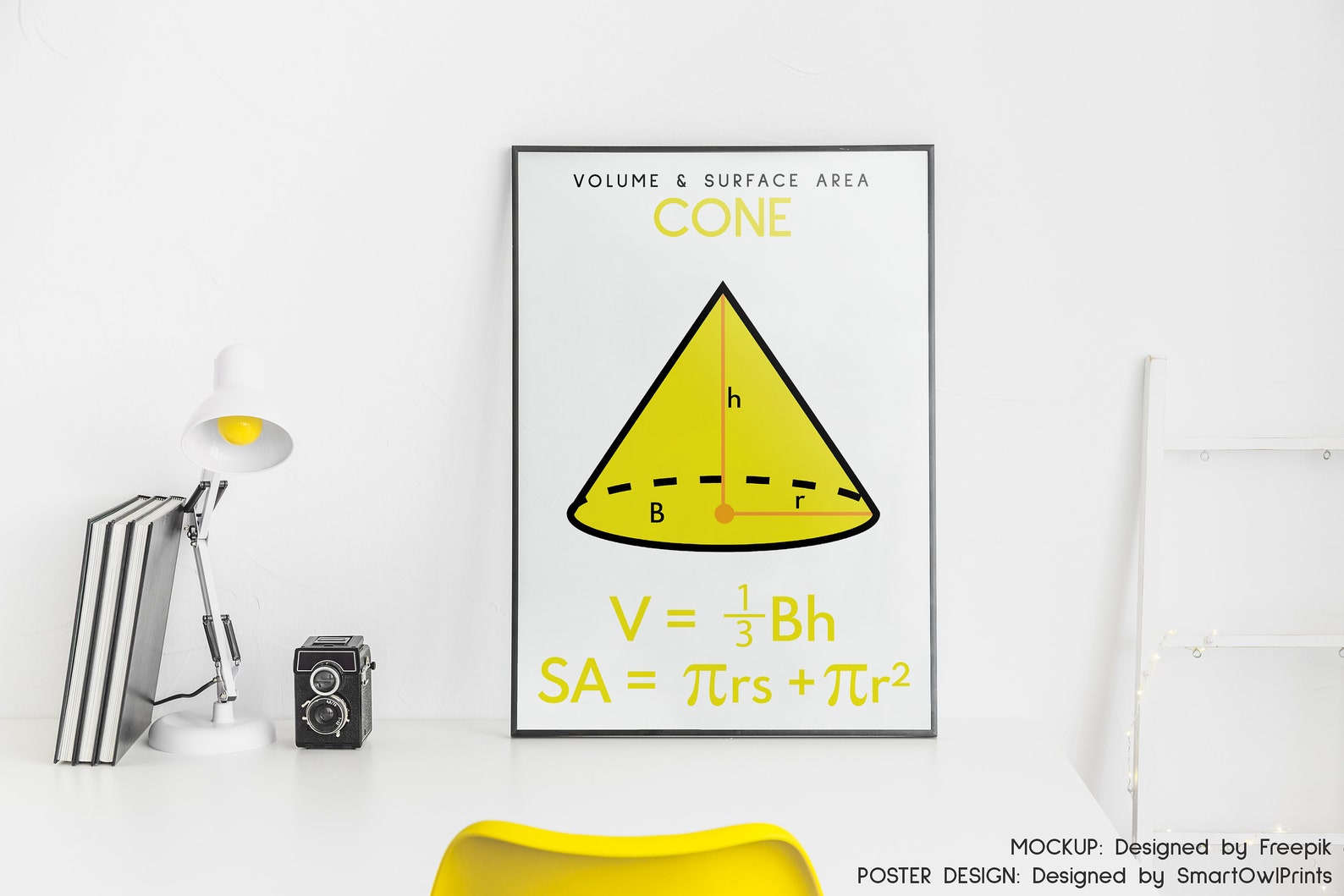 VOLUME and SURFACE AREA Formulas Posters Set Geometry 3D - Etsy