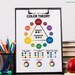 COLOR THEORY Poster Color Wheel Educational Poster Math - Etsy