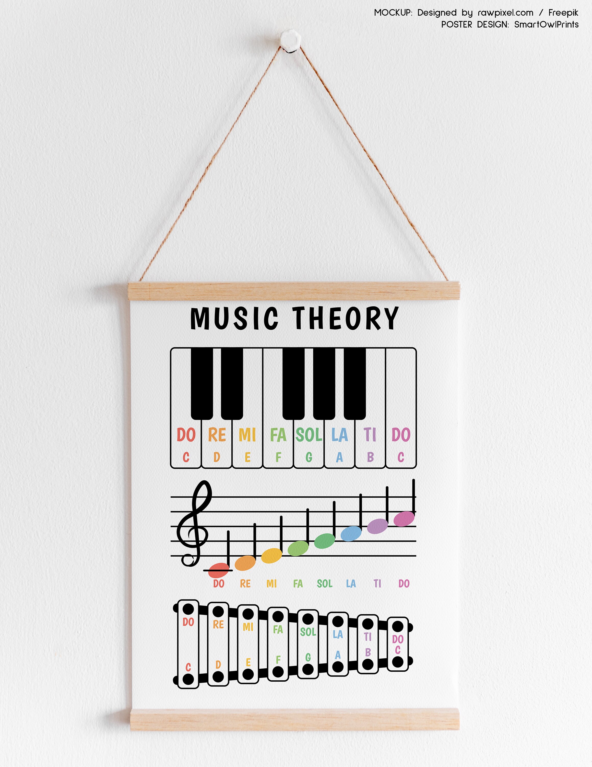 MUSIC POSTERS SET: Basic Terms Music Theory Educational - Etsy