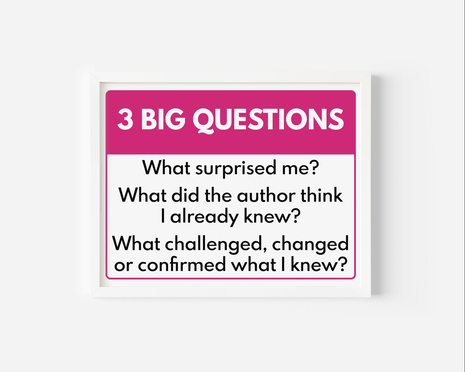 6 SIGNPOSTS POSTER, NONFICTION Notice & Note Signposts, English ...