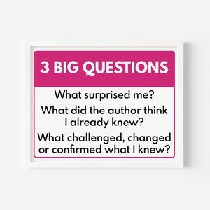 6 SIGNPOSTS POSTER, NONFICTION Notice & Note Signposts, English ...