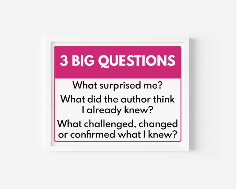 6 SIGNPOSTS POSTER, NONFICTION Notice & Note Signposts, English ...