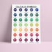 CALCULUS SYMBOLS POSTER, Symbols Chart, Educational Poster, High School ...