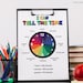 Learn to TELL TIME: Educational Poster for Kids What Time is It Clock ...