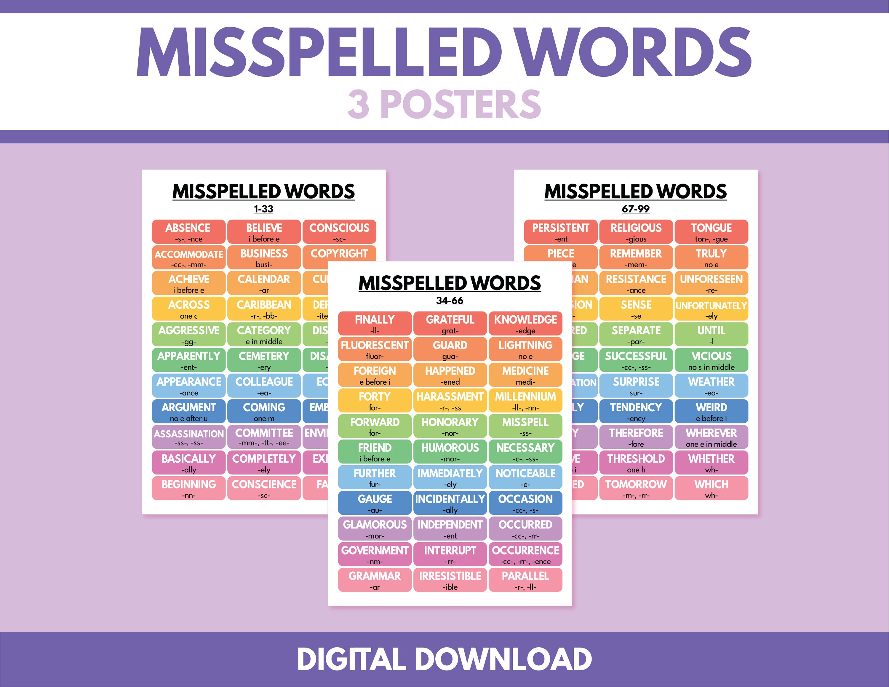 Misspelled Words
