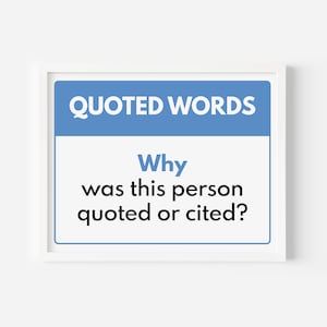 6 SIGNPOSTS - NONFICTION Notice & Note Signposts, Set of 6 Posters ...