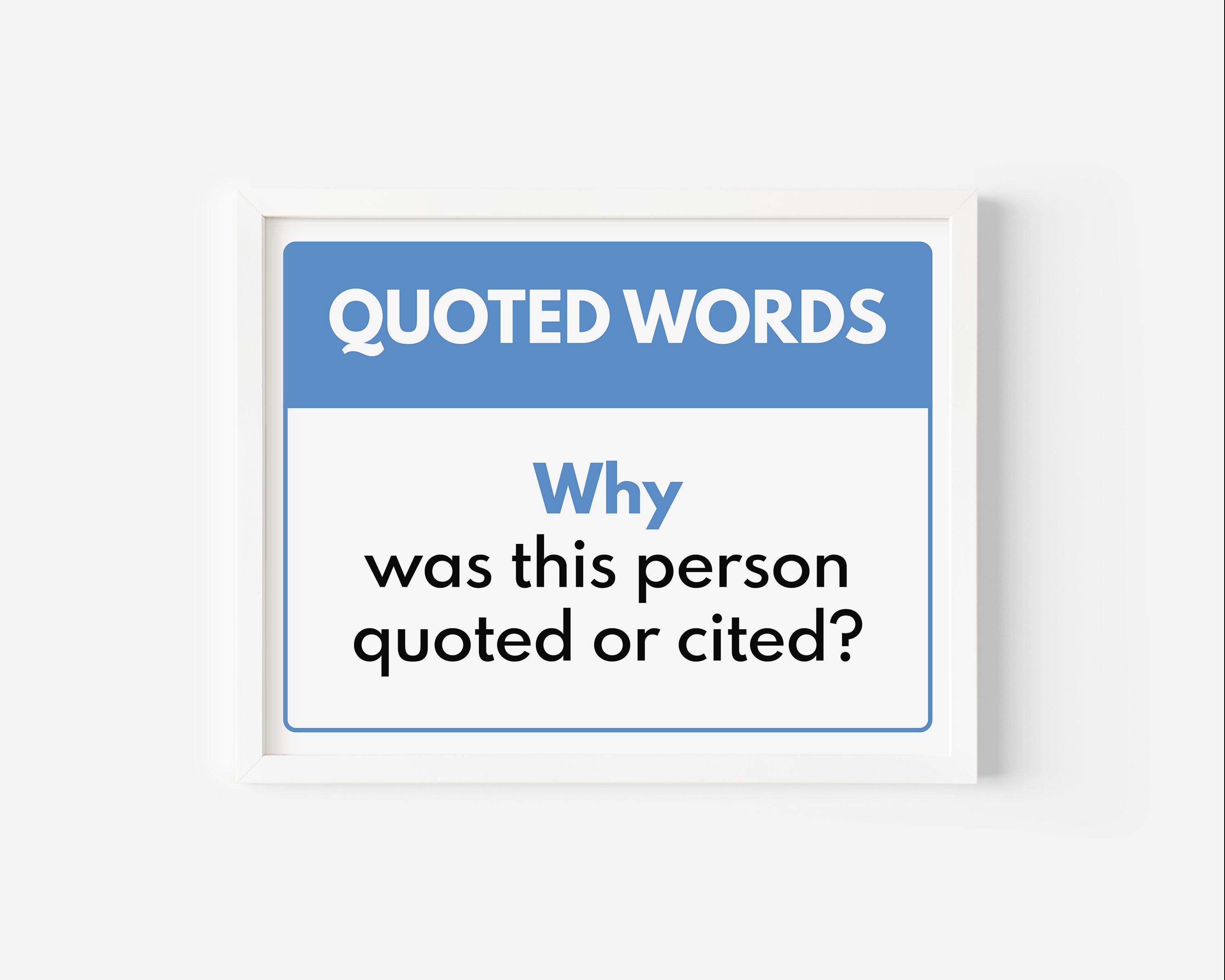 6 SIGNPOSTS - NONFICTION Notice & Note Signposts, Set of 6 Posters ...