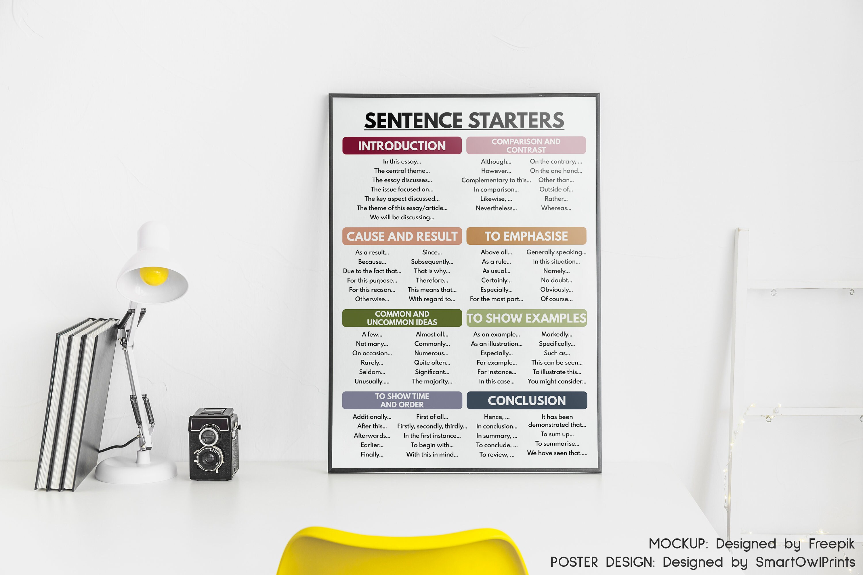 SENTENCE STARTERS POSTER How to Write an Essay Homeschool - Etsy