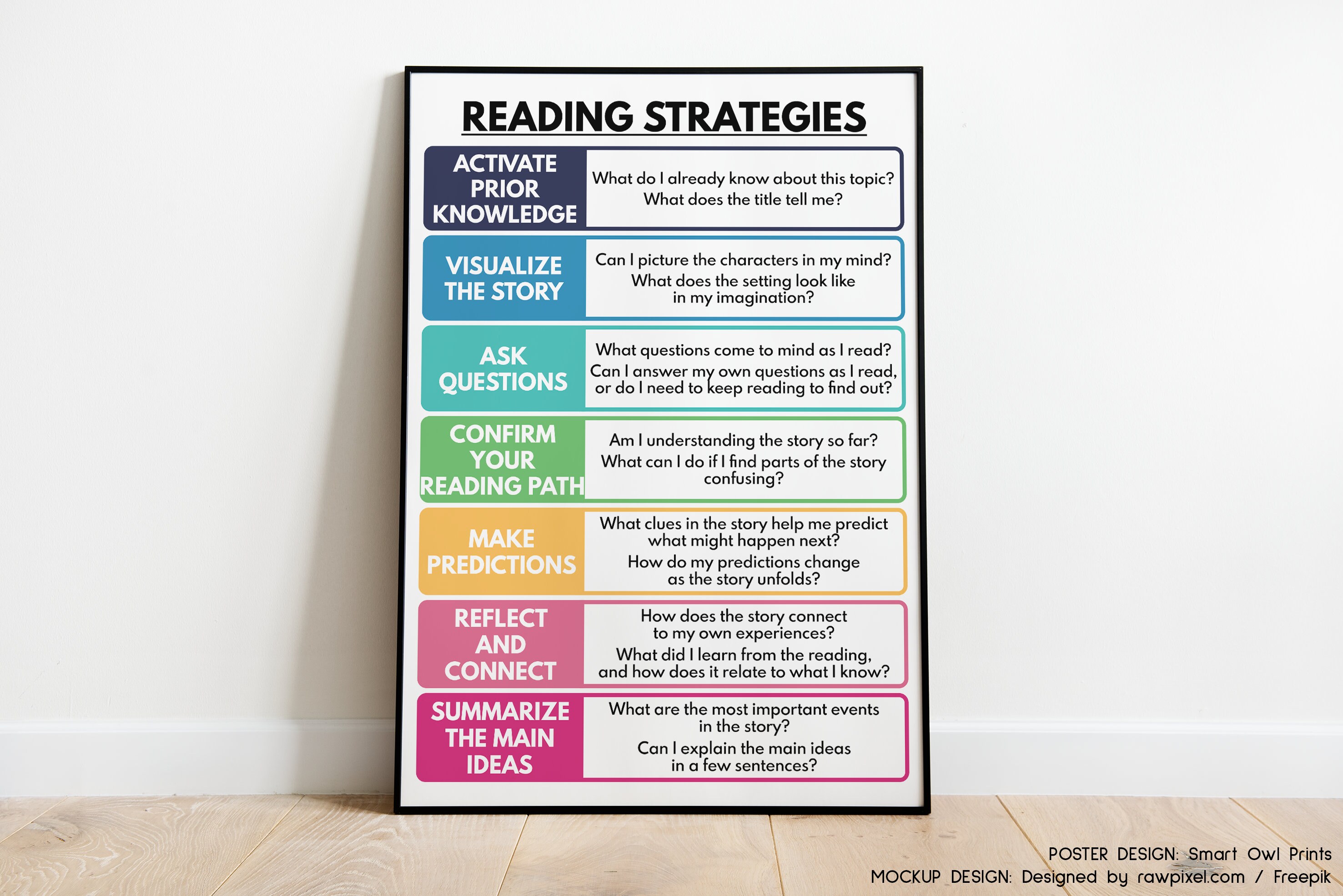 READING STRATEGIES POSTER, Toolkit for Young Learners, Reading Skills ...