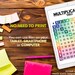 MULTIPLICATION TABLE, Multiplication Chart, 1 to 10, Educational Poster ...