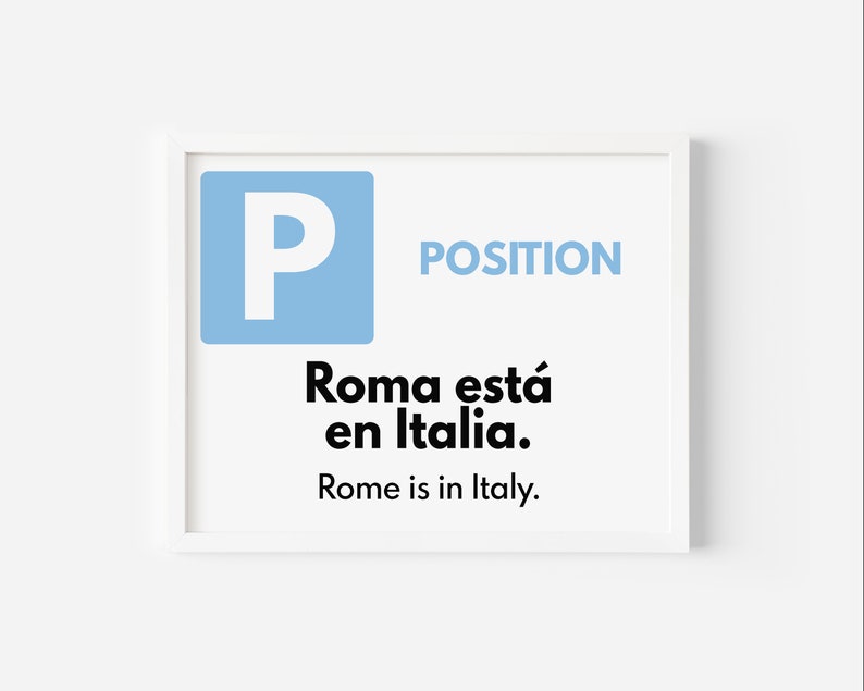 Spanish Language, SER Vs ESTAR - Set of 12 Posters, Letter Size ...