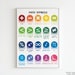 MATH SYMBOLS POSTER, Educational Poster, Numeracy, Symbols, Math ...