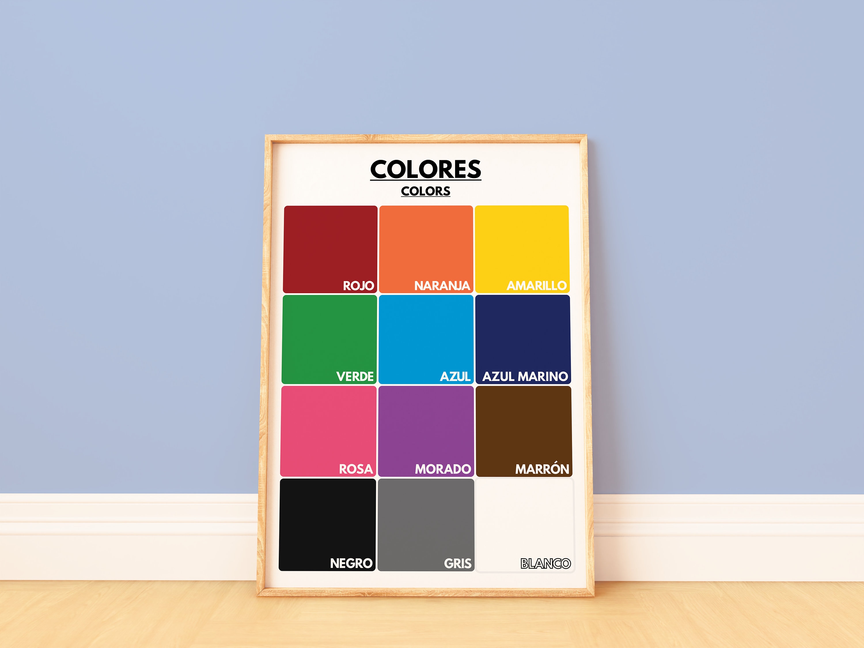 Spanish Language, COLOR NAMES for Kids, Learn Colors in Spanish ...