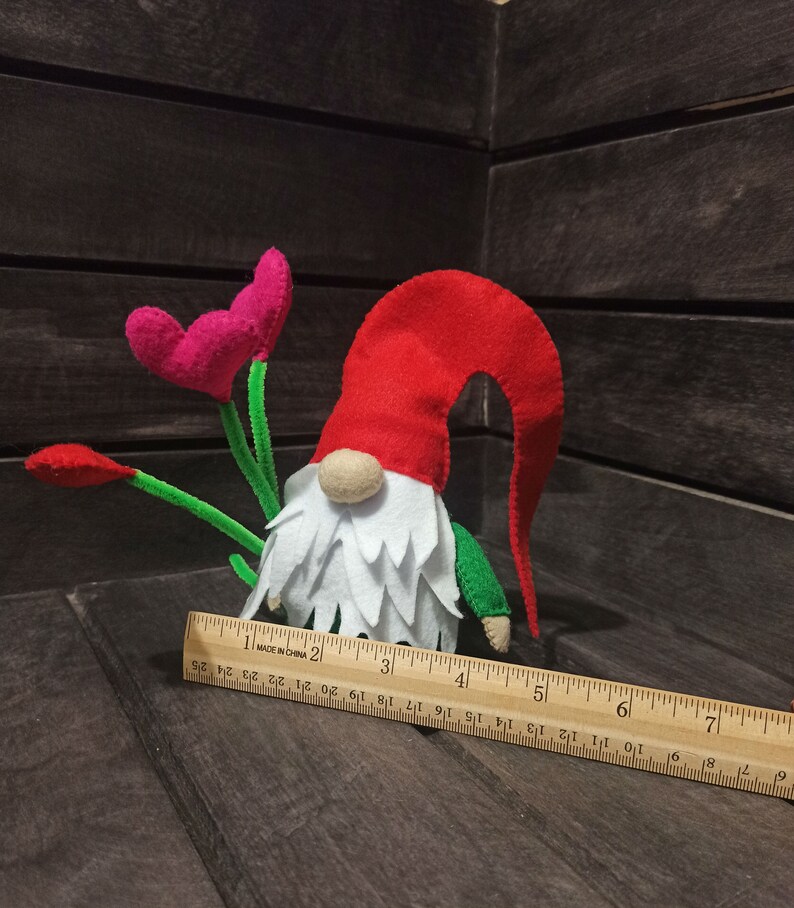 Felt Gnome Pattern Pdf Pattern Valentines Gnome - Etsy