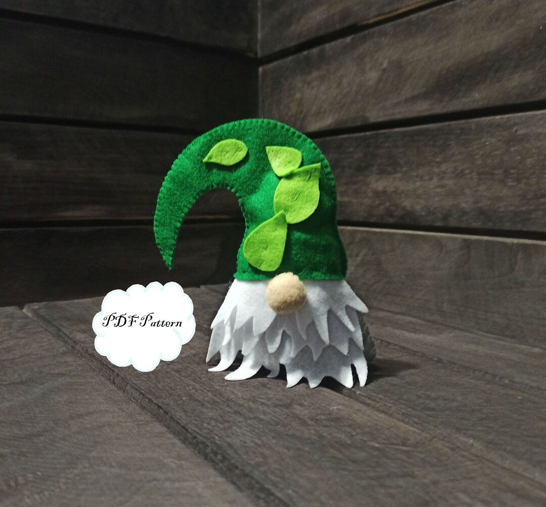 Felt Gnome Pdf Sewing Patterns - Etsy
