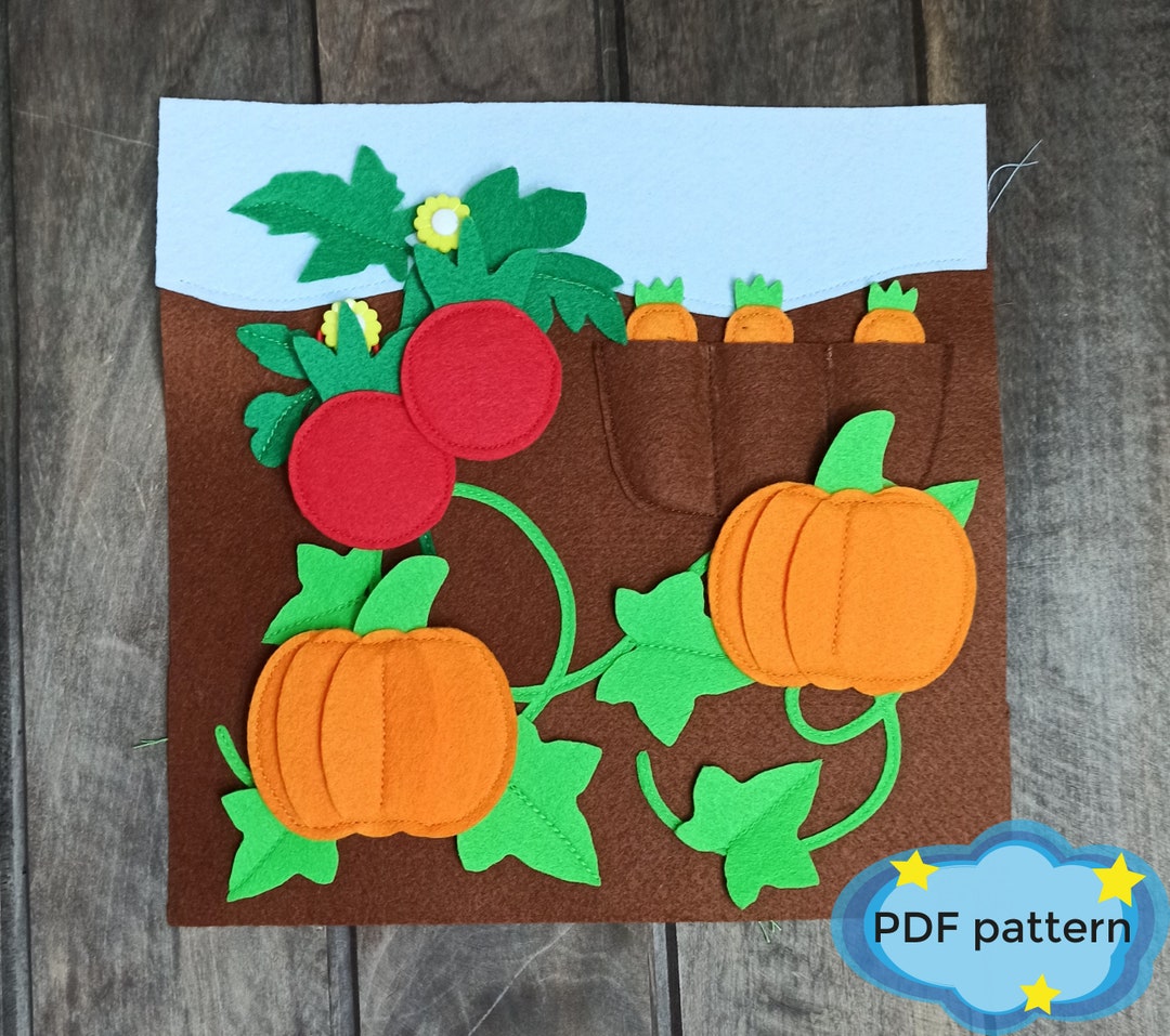 Felt Quiet Book Pages Pdf Sewing Pattern - Etsy