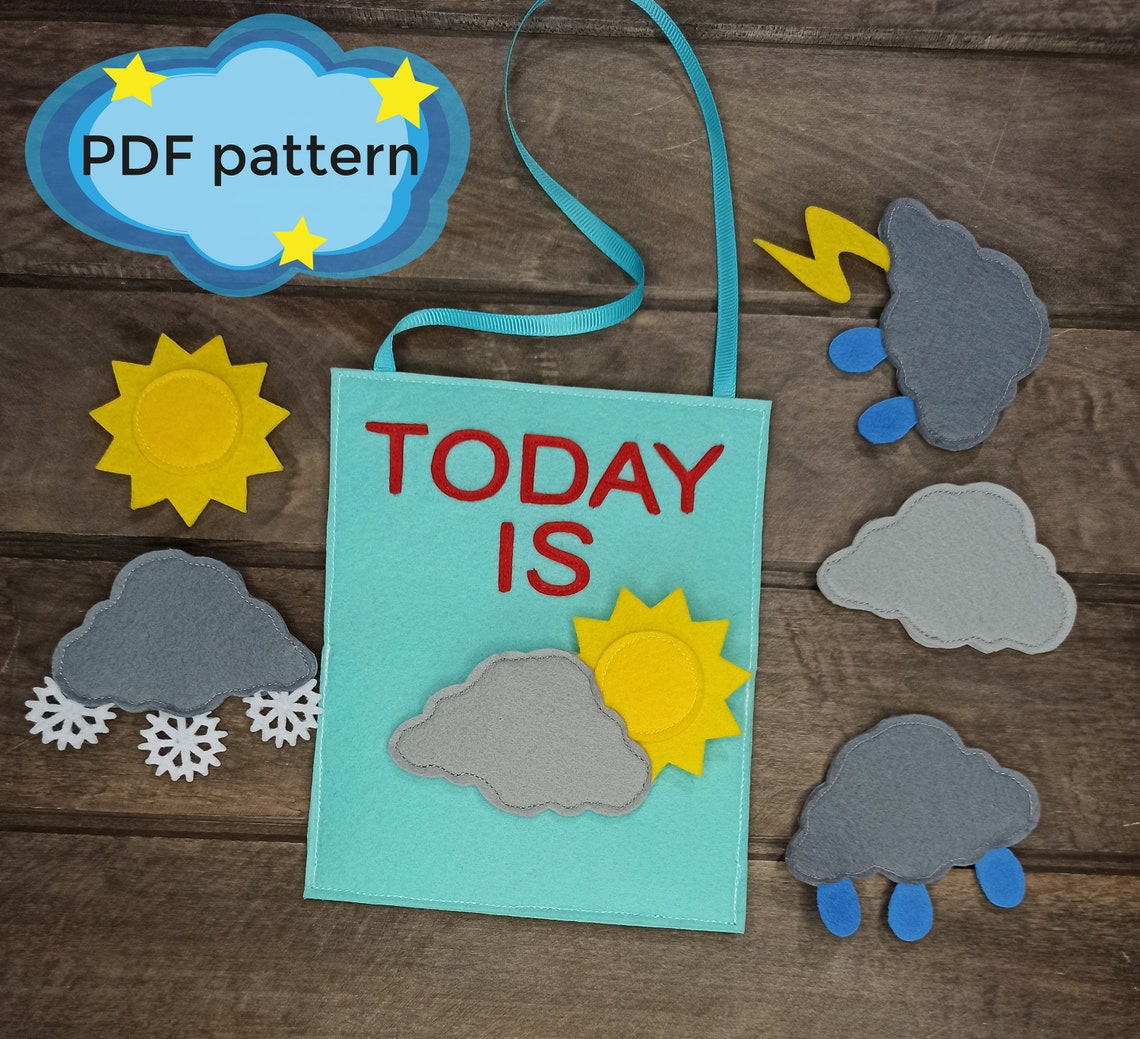 Felt Weather Chart Pdf Pattern - Etsy