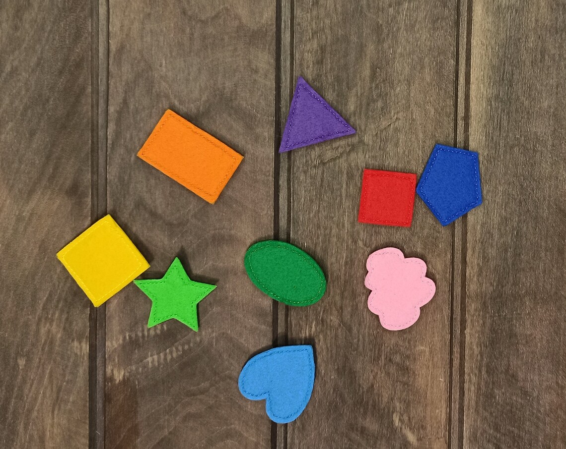 Felt Activity Book, Busy Book Toddler, Matching Game, Color Cup With ...