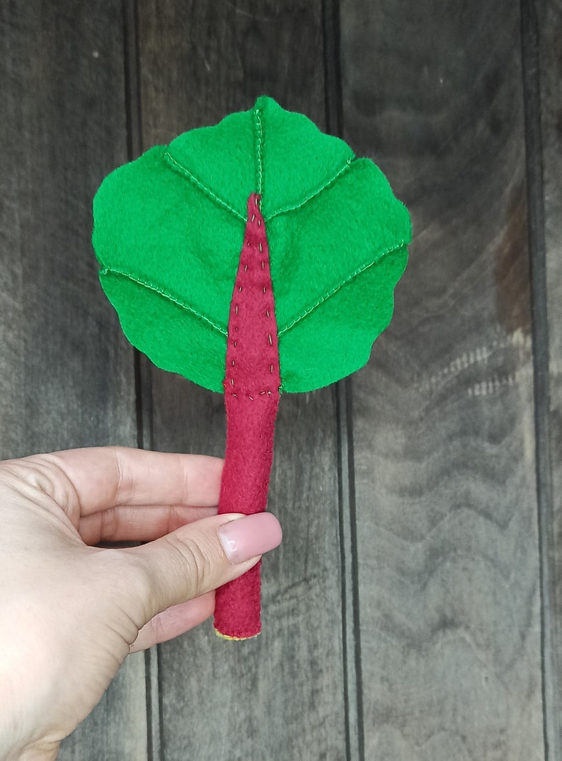 Felt Rhubarb, Pdf Sewing Patterns, Felt Veggies - Etsy