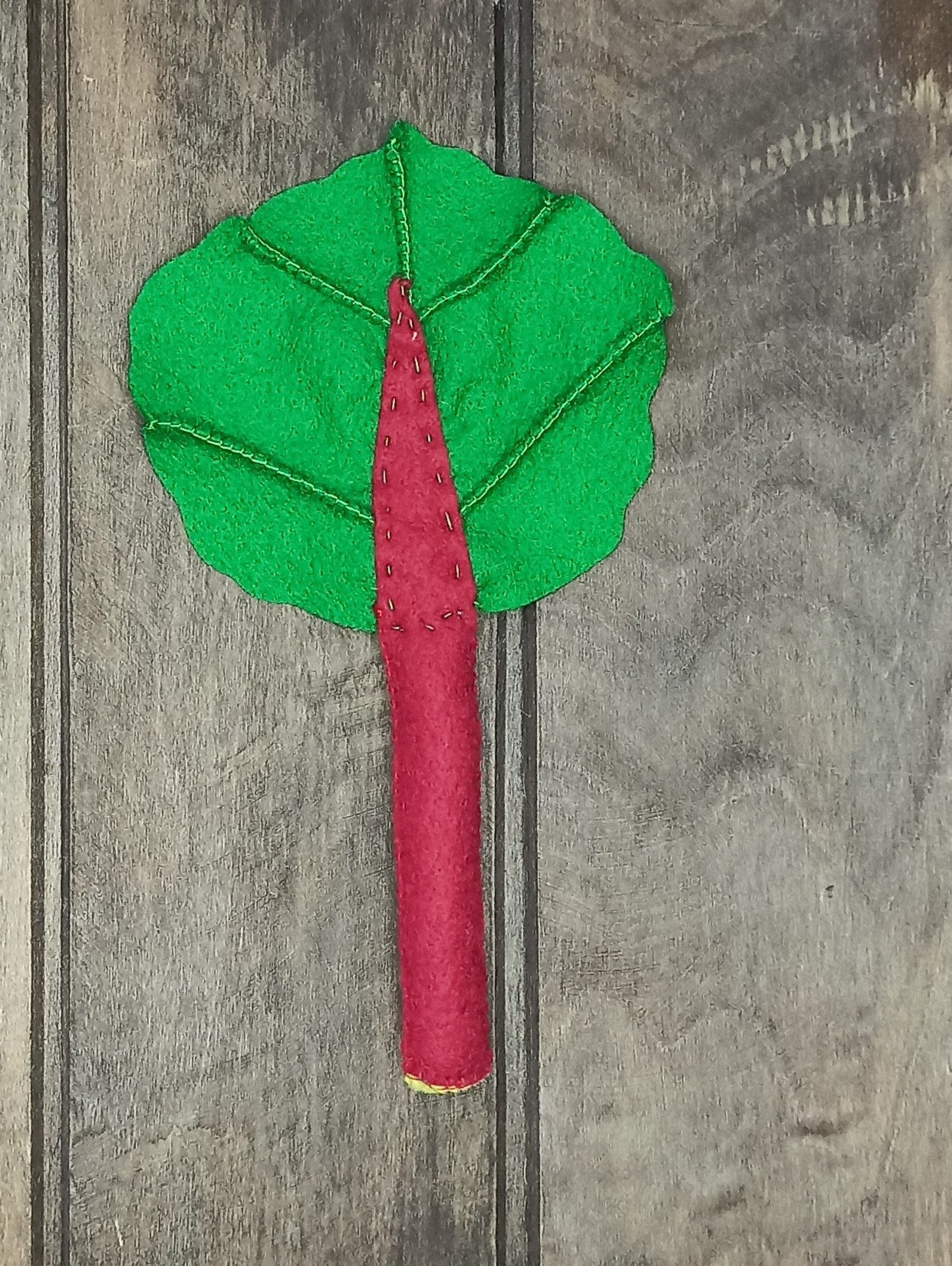 Felt Rhubarb, Pdf Sewing Patterns, Felt Veggies - Etsy