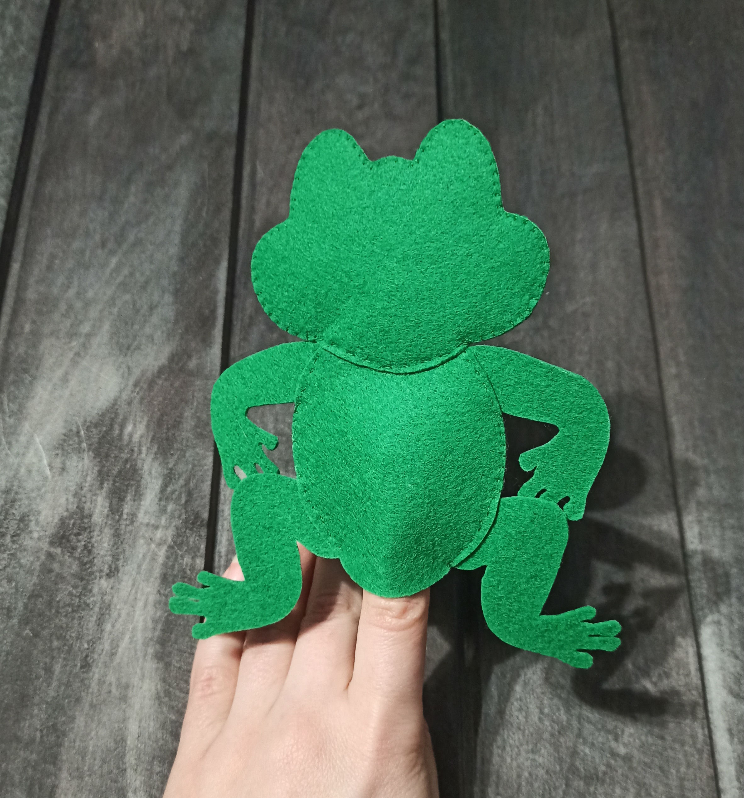 Felt Frog Finger Puppet Sewing Pattern - Etsy