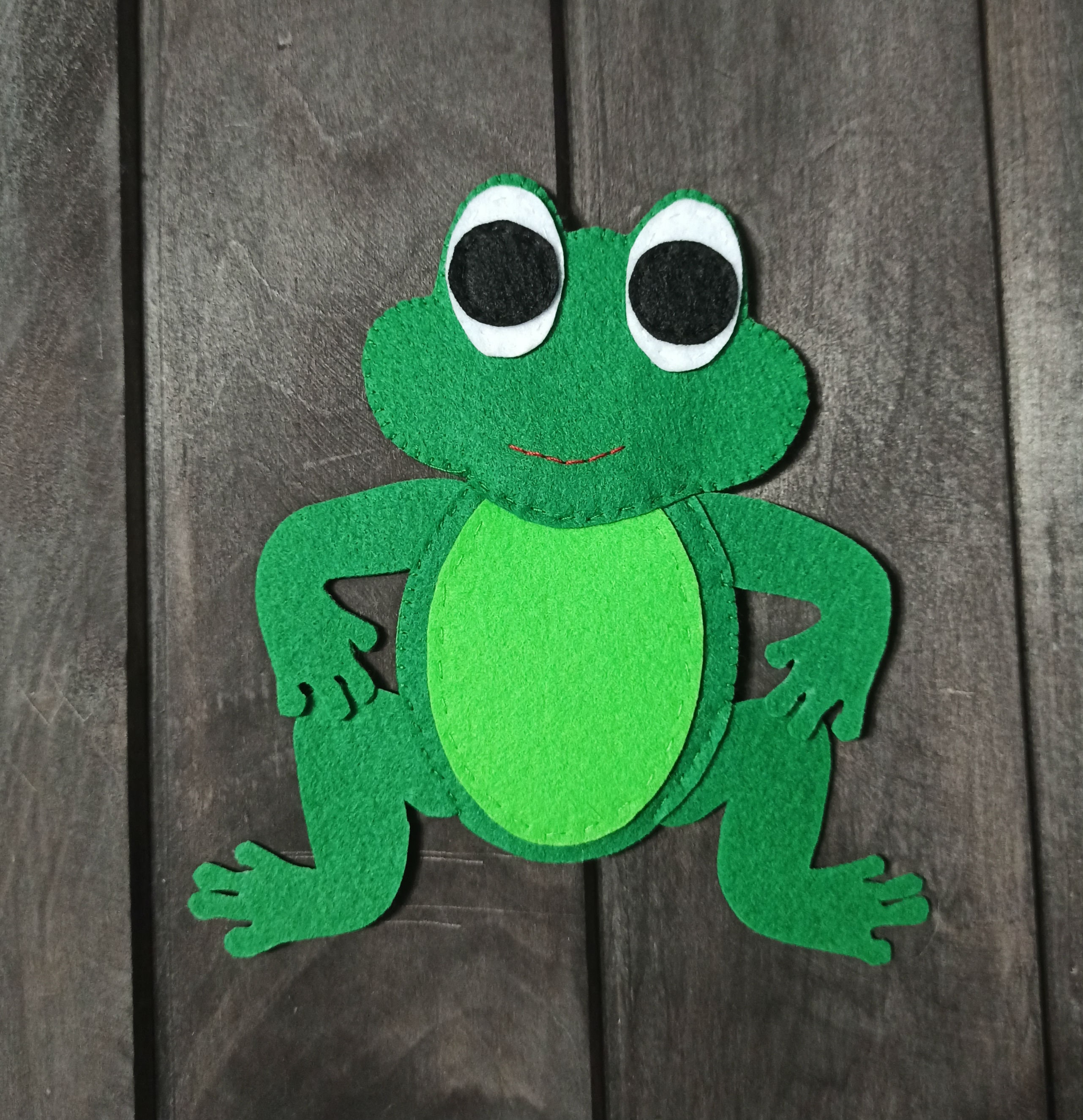 Felt Frog Finger Puppet Sewing Pattern - Etsy