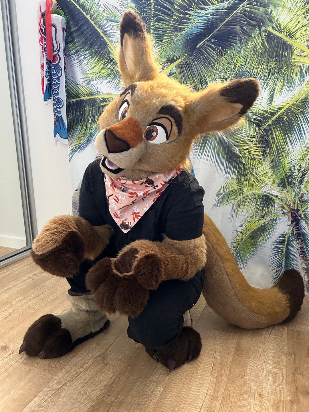 Kangaroo Partial Fursuit by DHC Furry Mascot Costume - Etsy