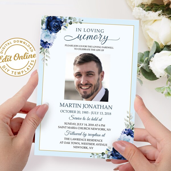 Memorial Service - Etsy