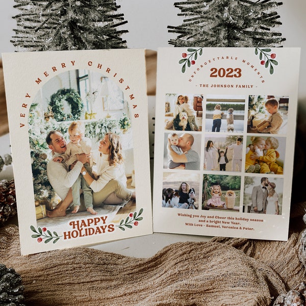 Simple Holiday Card - Etsy