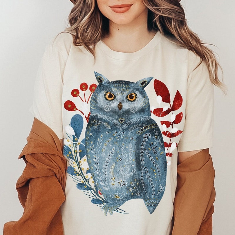 Owl Shirt - Etsy