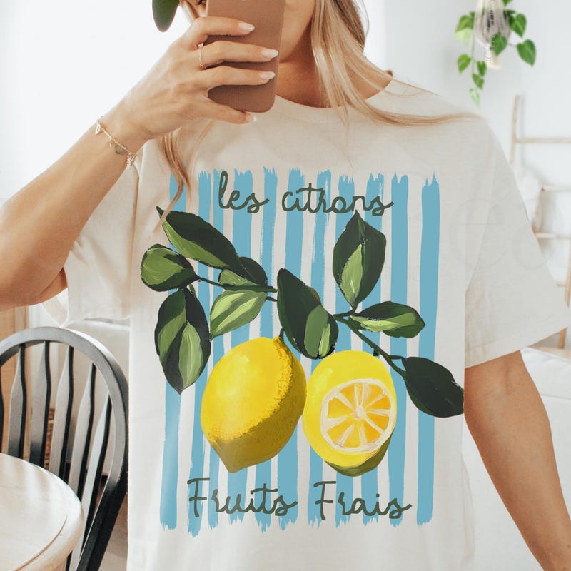 Lemon Shirt - Etsy