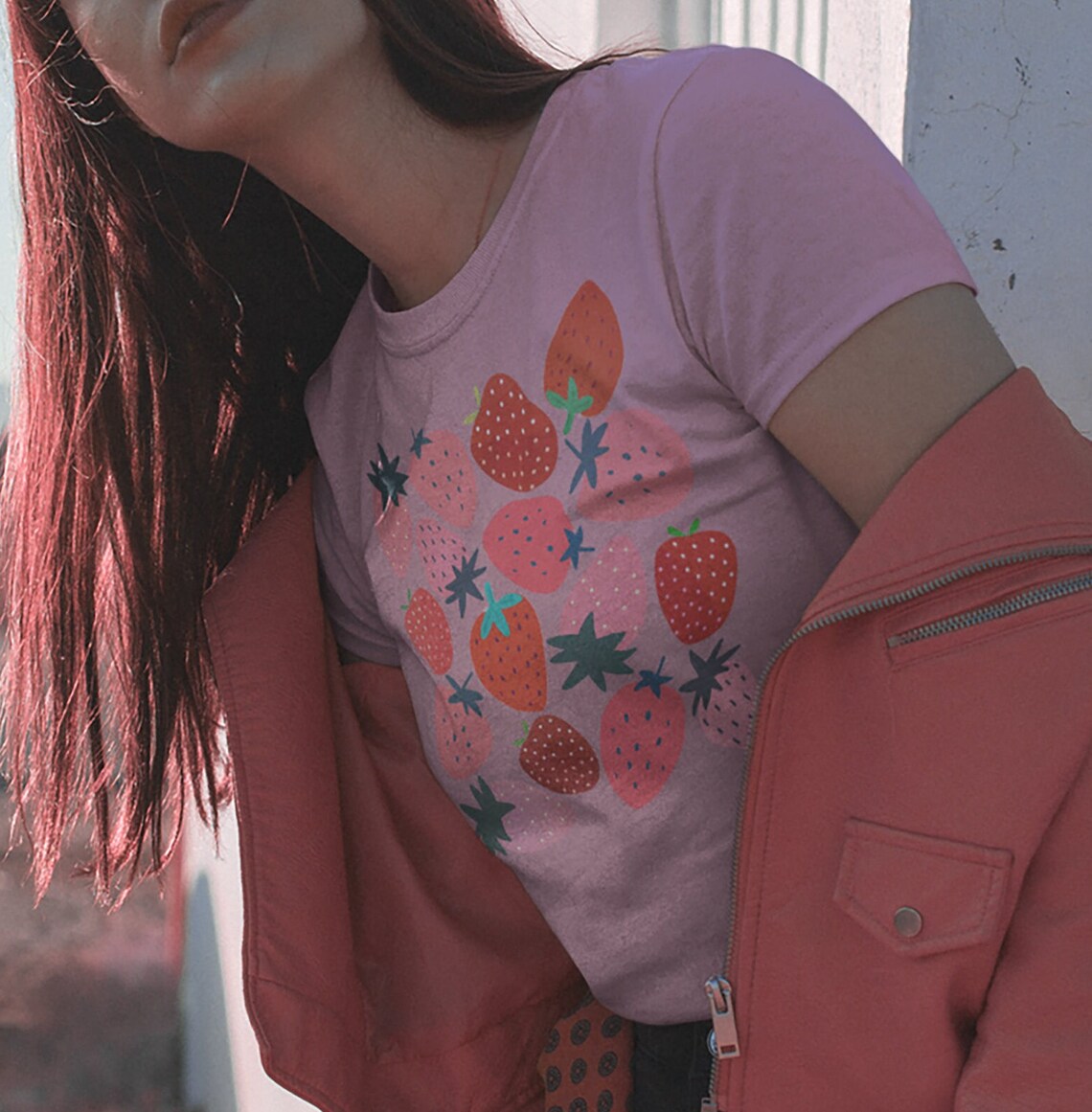 Strawberry Shirt Strawberry Clothes Strawberry Top Garden - Etsy