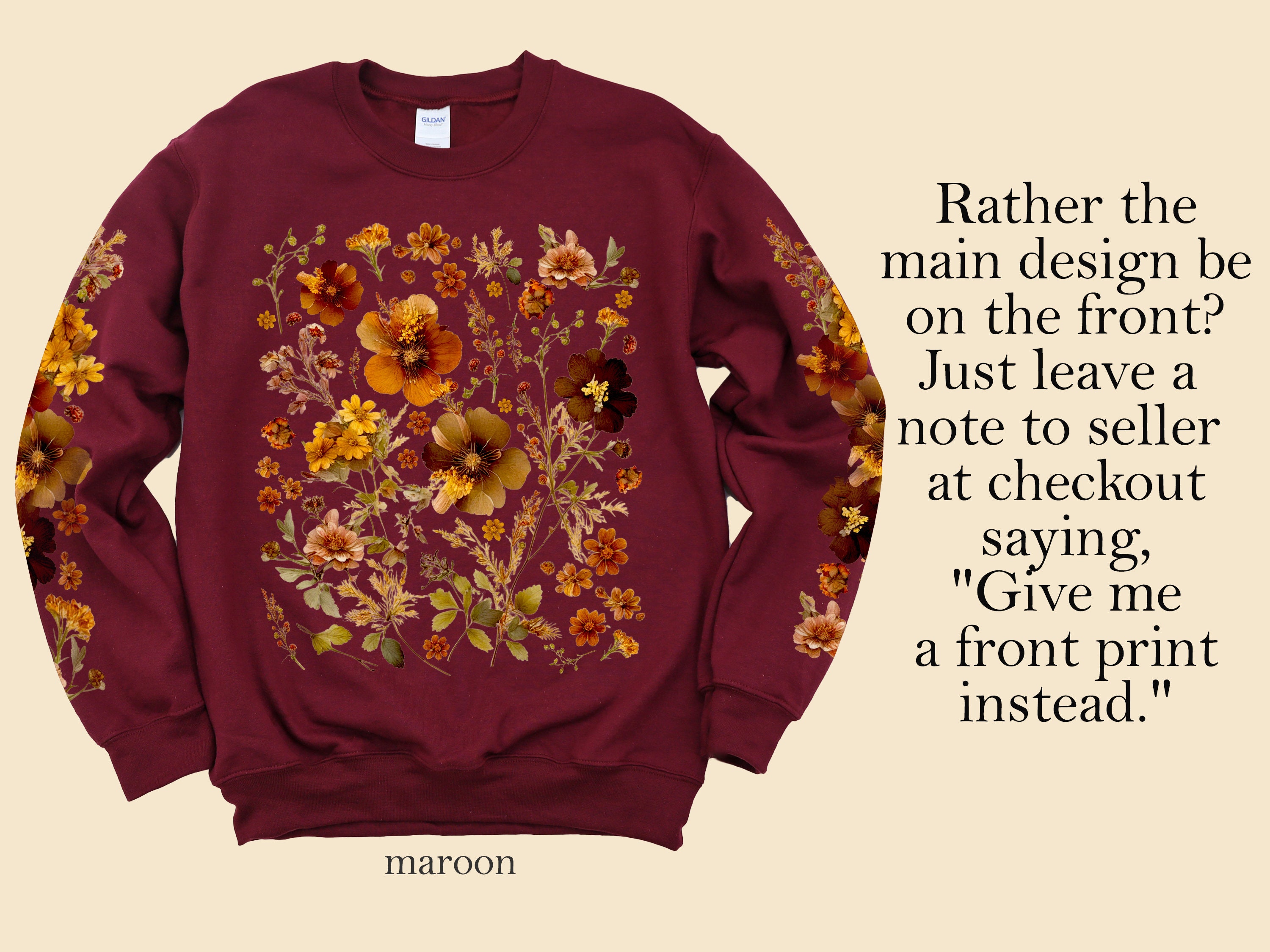 Floral Sweatshirts for Men Floral T Shirts Pressed Flowers Floral Sweatshirts for Men Floral T Shirts Pressed Flowers