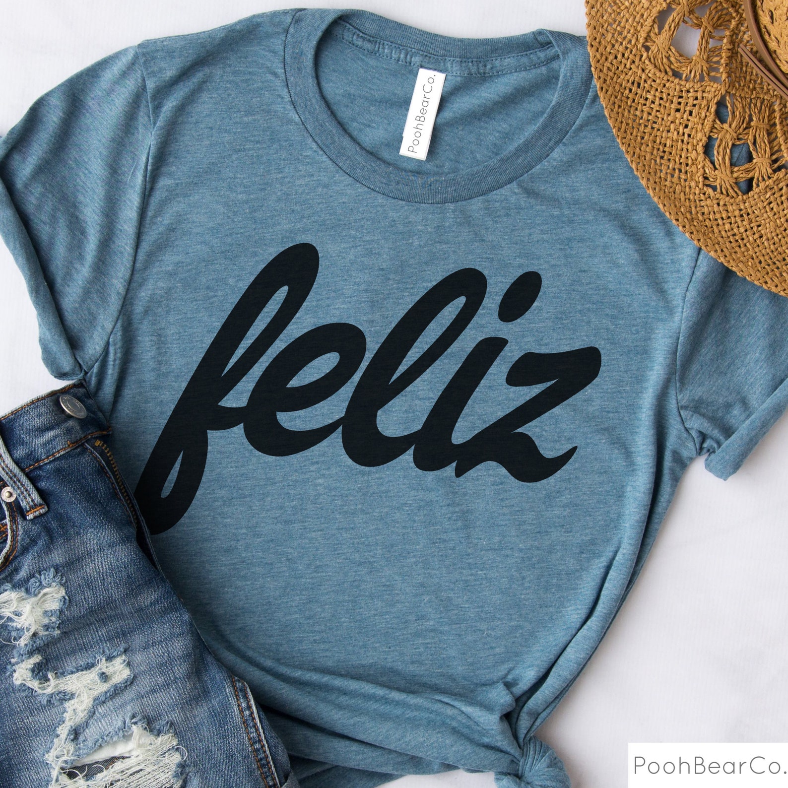 Feliz Shirt Spanish Shirt Happy Shirt Shirt in Spanish | Etsy