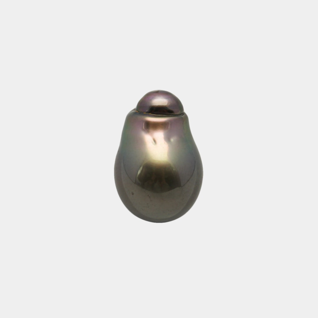 1pcs Dark Green 12.9mm - SB/BQ Aaa/aa Quality Tahitian Pearl Single ...