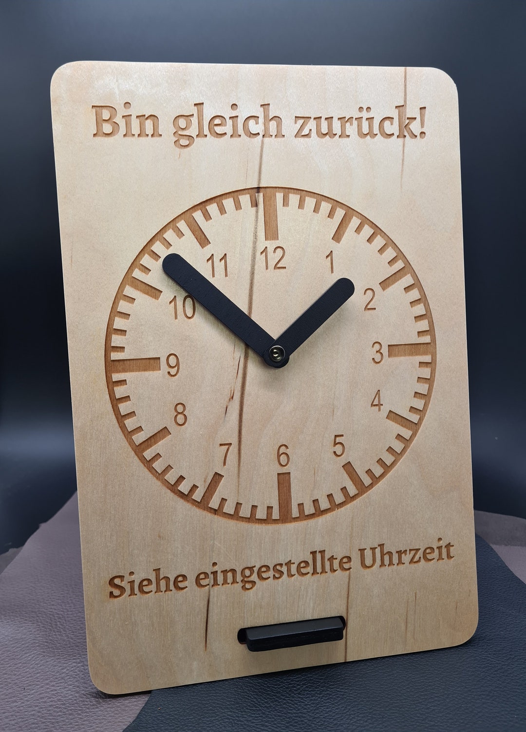 Door Sign - I'll Be Right Back - Clock Hands - Clock - Shop ...