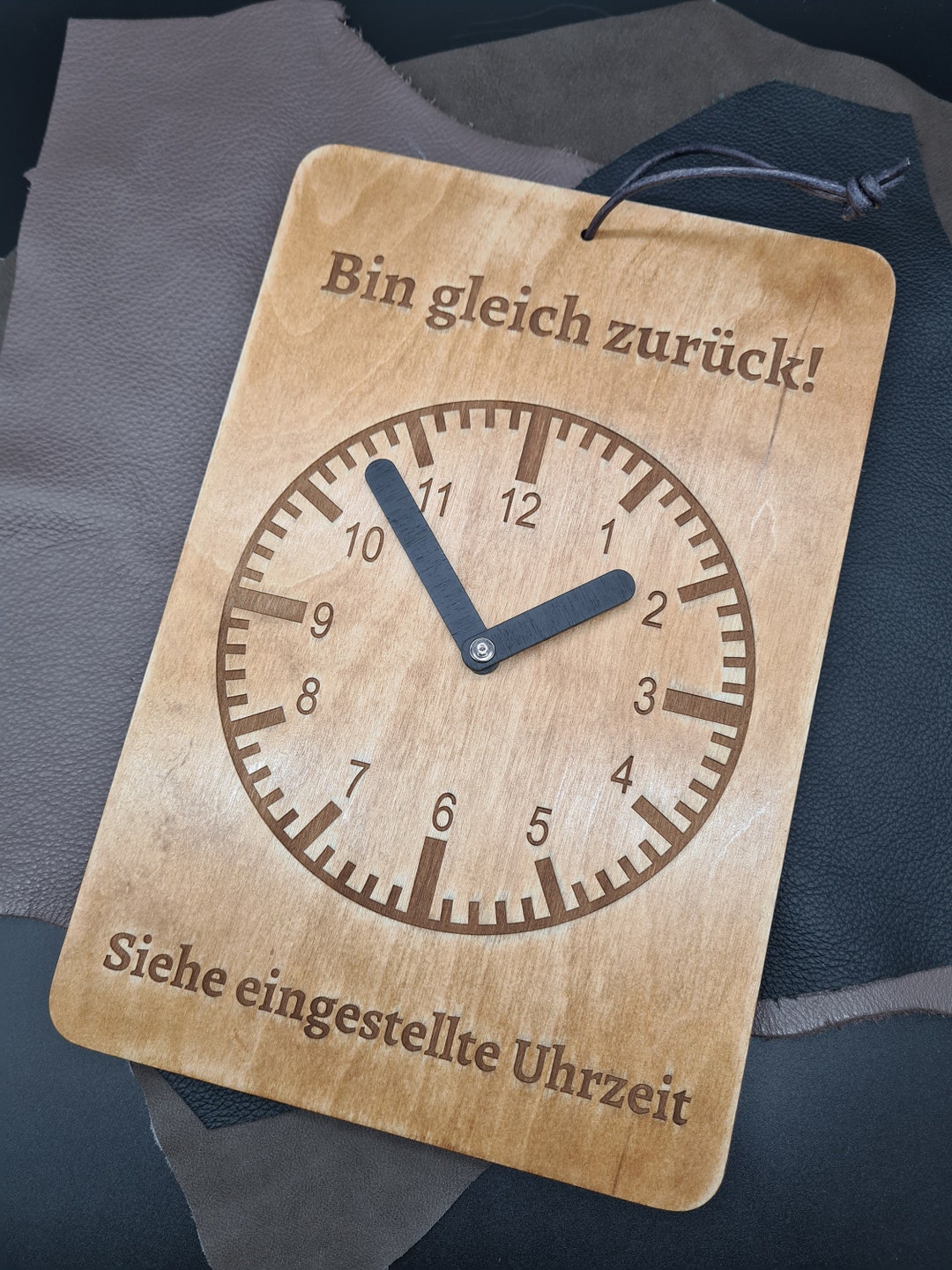 Door Sign - I'll Be Right Back - Clock Hands - Clock - Business - Can ...