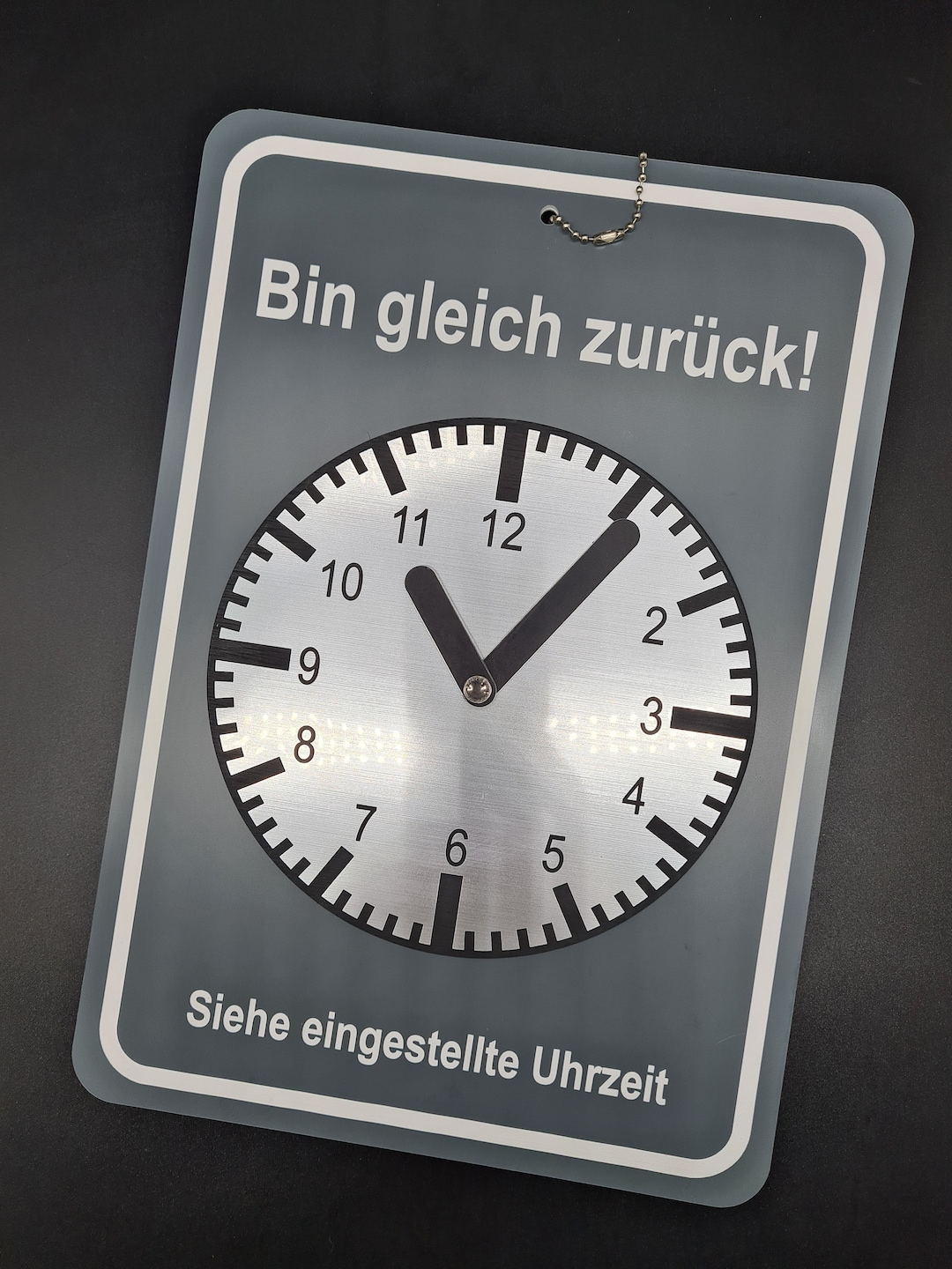 Door Sign - I'll Be Right Back - Clock Hands - Clock - Shop - Own ...